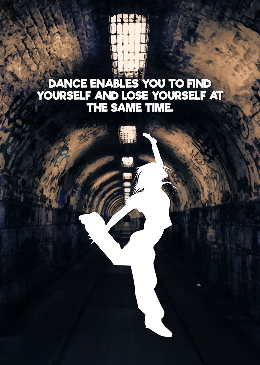 'Dancing Wall Art Decor' Poster by Decoratier Qwerdenker | Displate