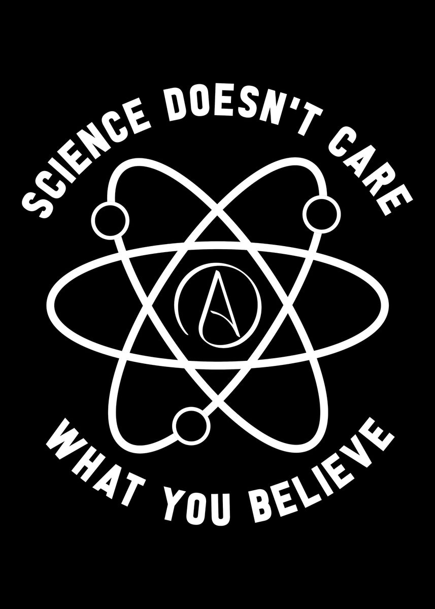 'Atheism Atheist' Poster, picture, metal print, paint by CrazySquirrel ...