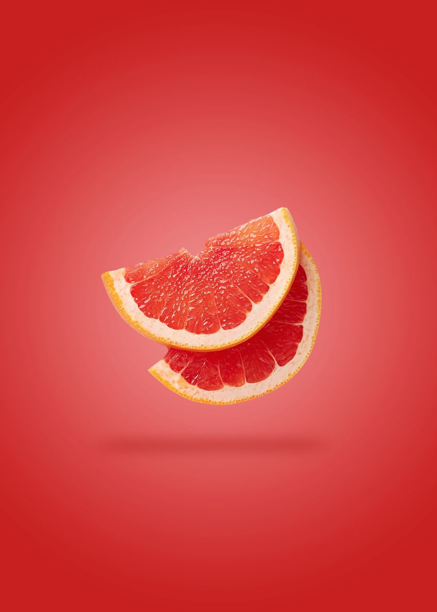 'Grapefruit' Poster, picture, metal print, paint by Michael Deleau ...