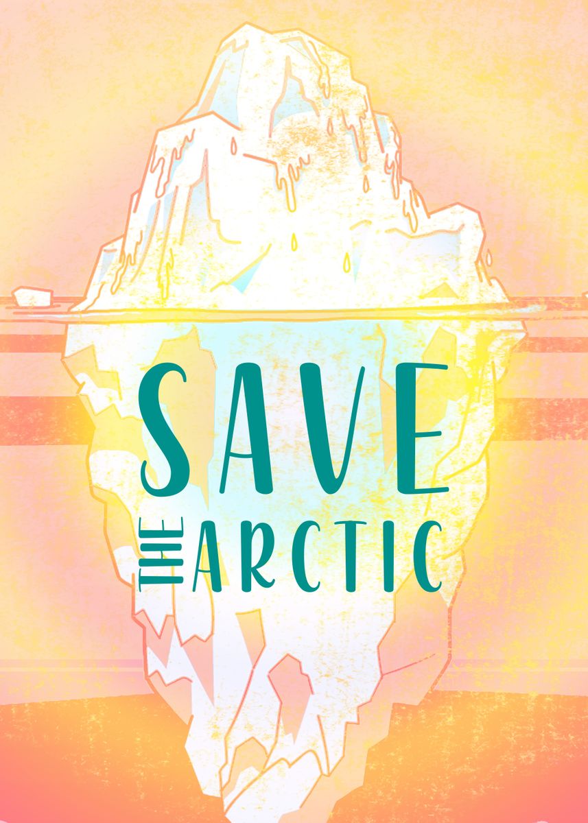 'Save the arctic art style' Poster by ORIGINALABD | Displate
