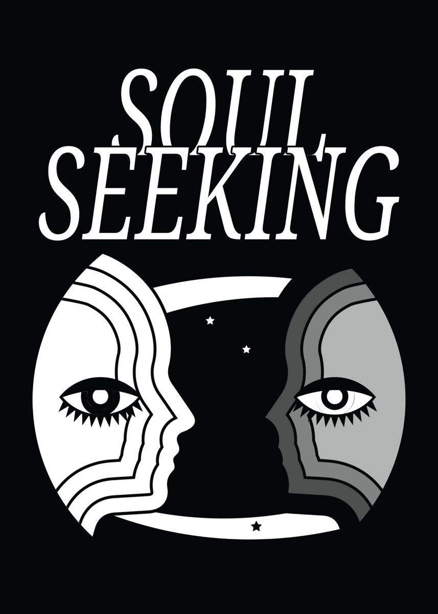 'Soul Seeking' Poster, picture, metal print, paint by Dino | Displate
