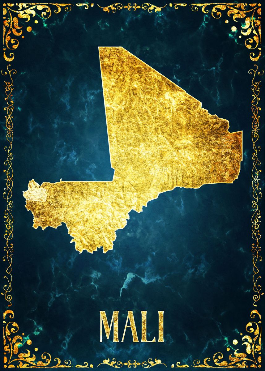 'Mali' Poster, picture, metal print, paint by SplashDesign | Displate