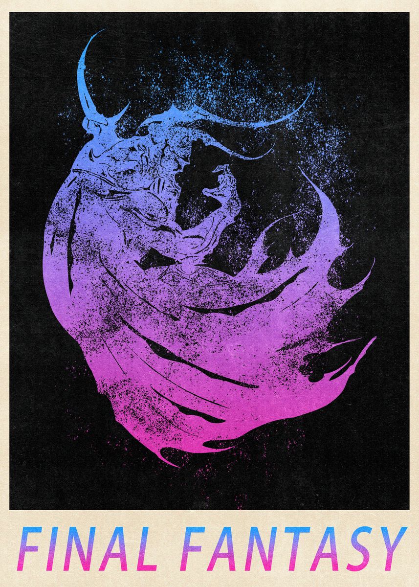 'Final Fantasy v' Poster by Katty | Displate