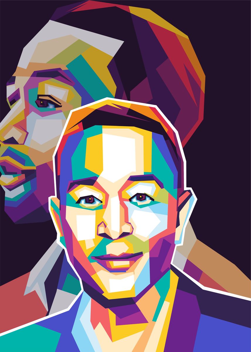 'jhon legend 5' Poster by Saidi Say | Displate