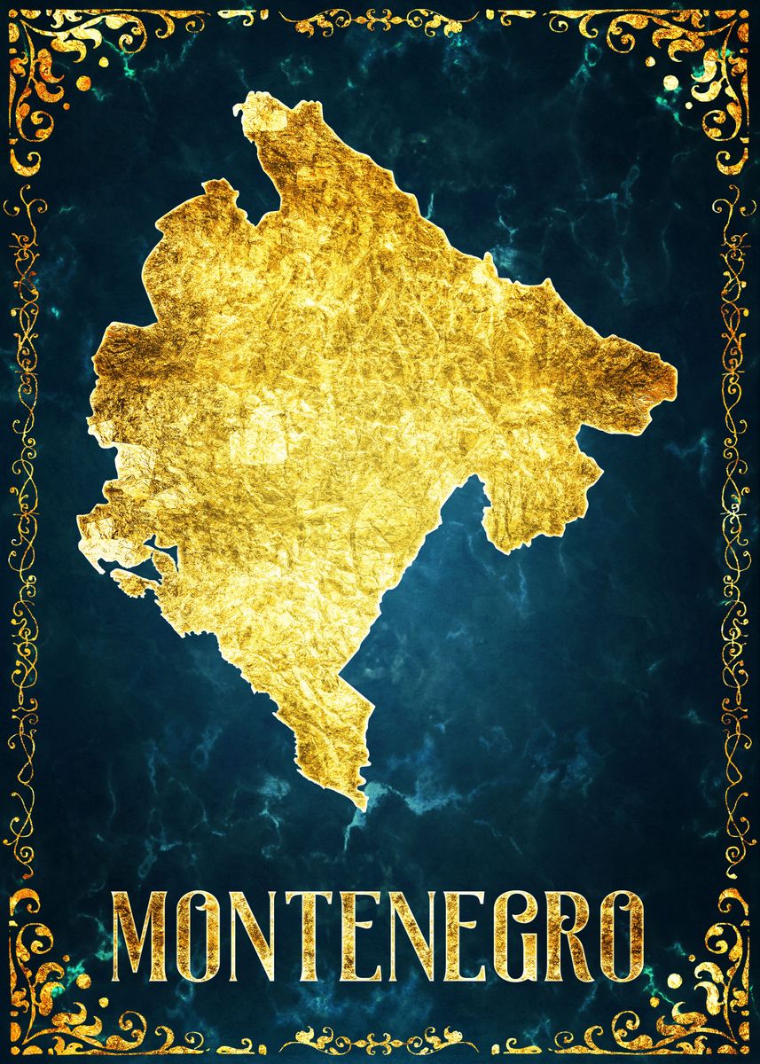 'montenegro' Poster by SplashDesign | Displate