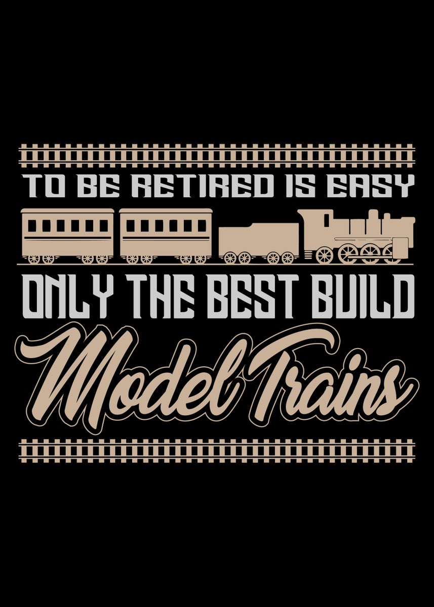 'Railroad Model Railroad' Poster by Statements | Displate