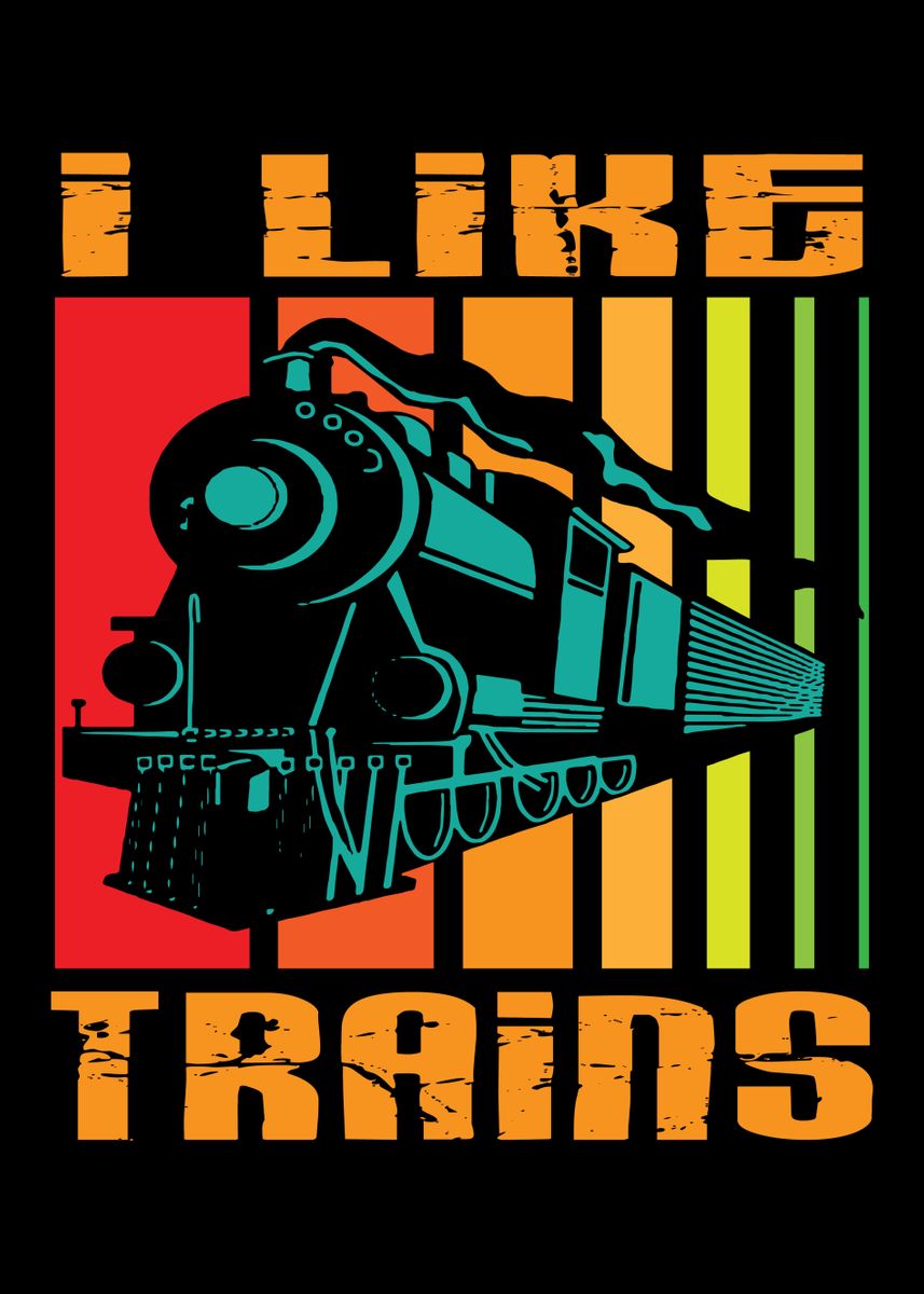 'Railroad Model Railroad' Poster by Statements | Displate