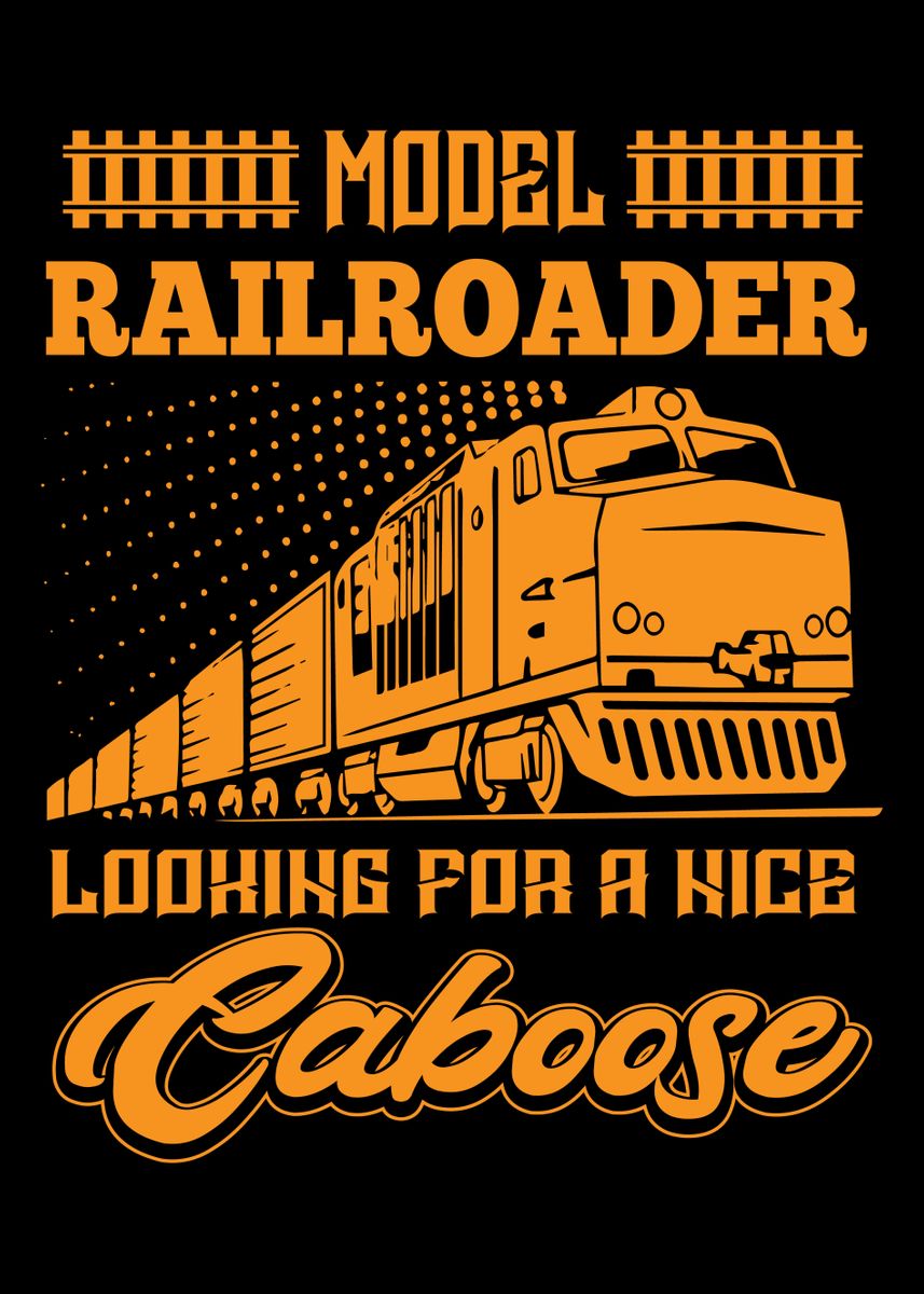 'Railroad Model Railroad' Poster by Statements | Displate