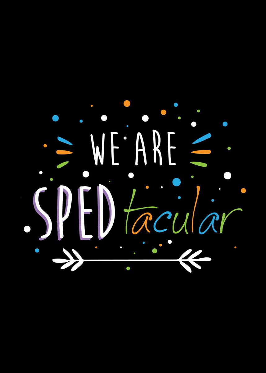 'SPED School Teacher' Poster by FunnyGifts | Displate