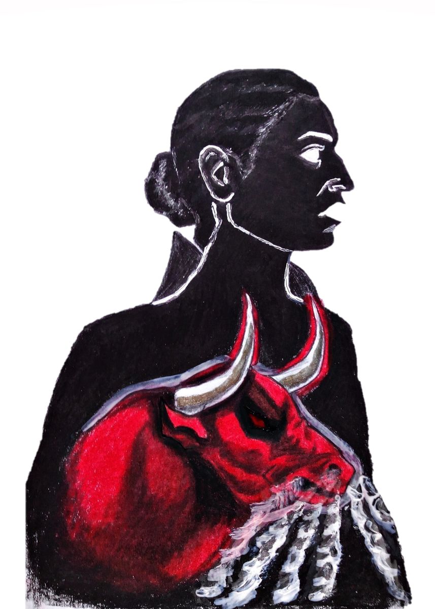 'Lady Taurus' Poster, picture, metal print, paint by IslaLaya | Displate