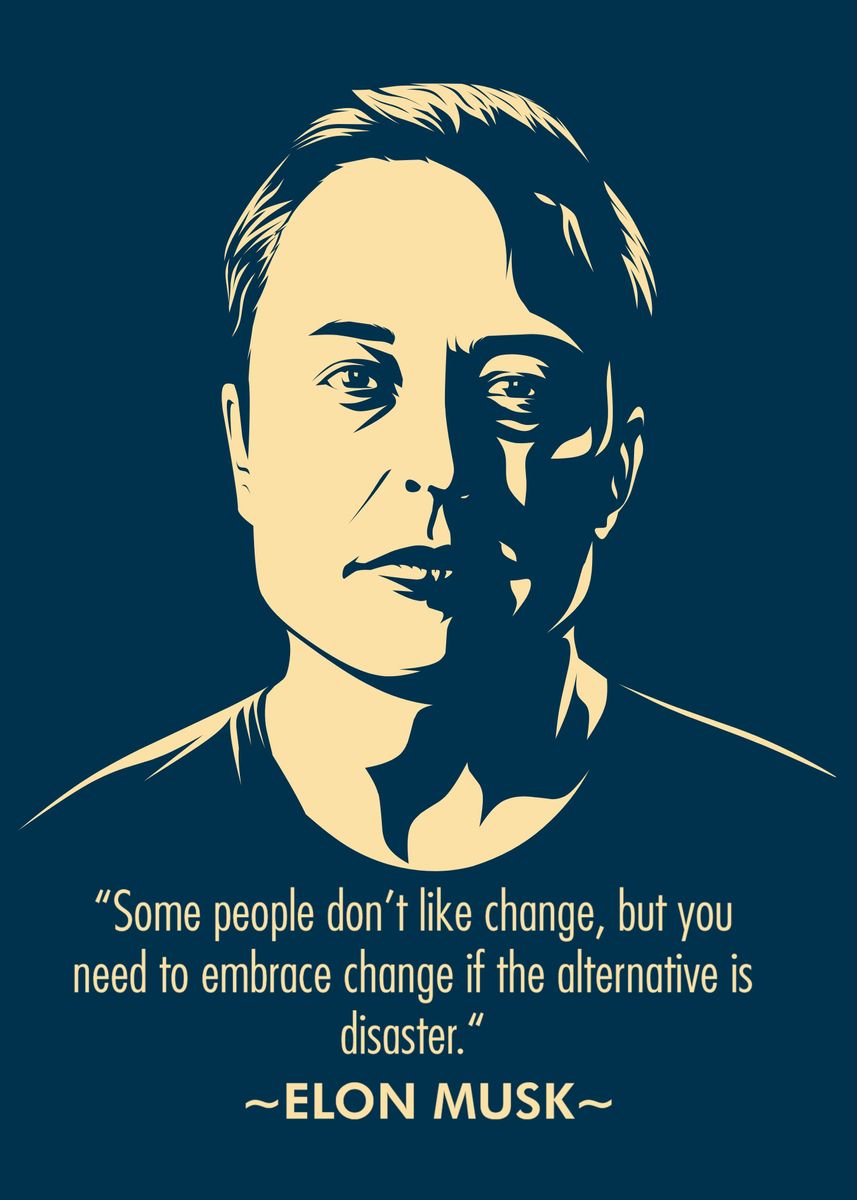 'Elon Musk' Poster by Miracle Studio | Displate