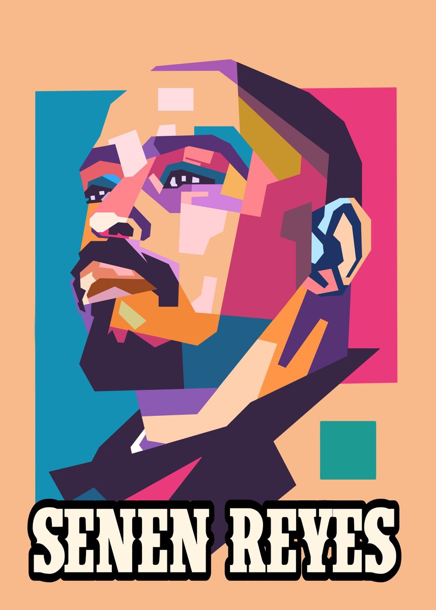 'Senen Reyes' Poster, picture, metal print, paint by Poernama Sahroe ...