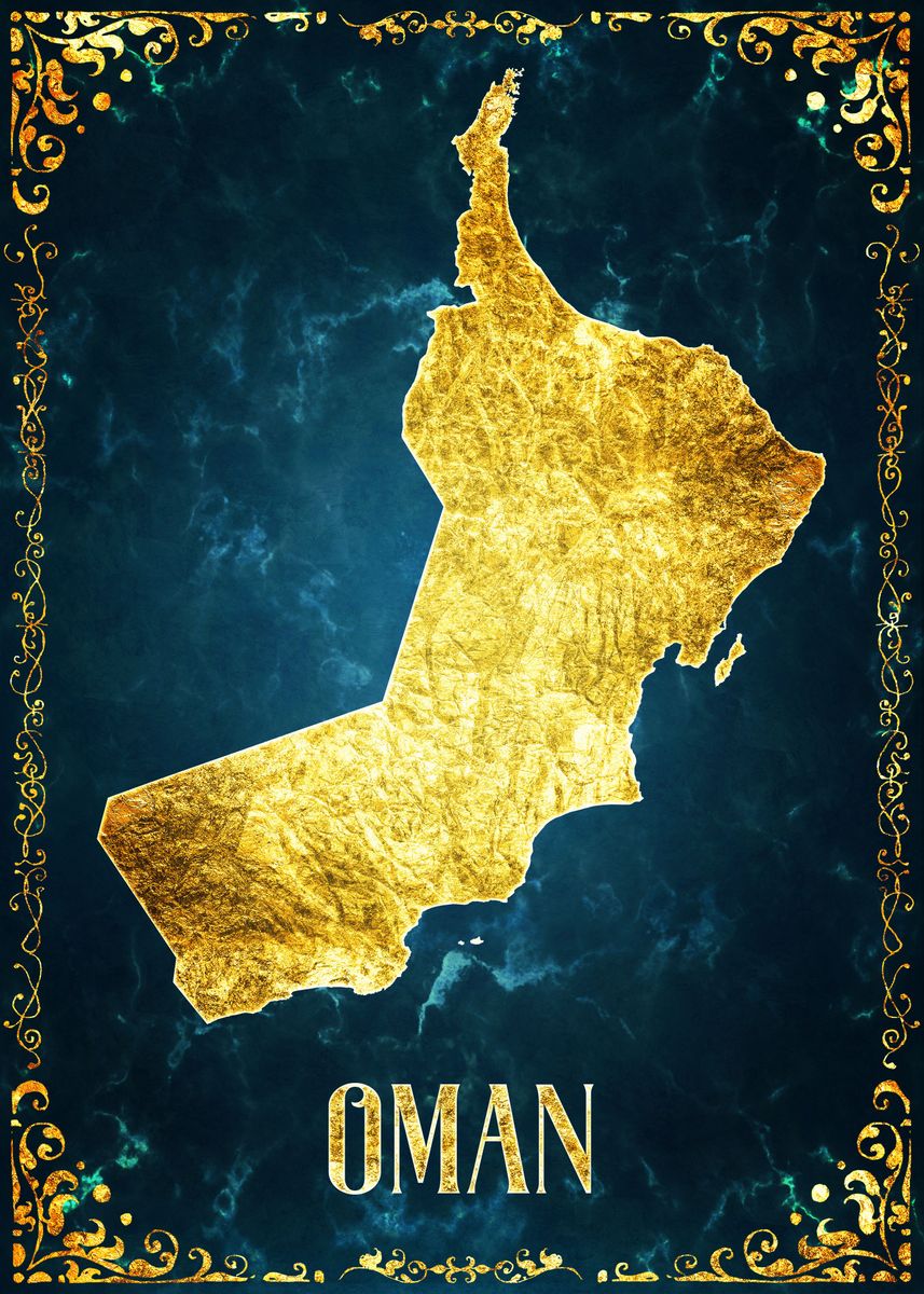 'oman Muscat' Poster, picture, metal print, paint by SplashDesign ...
