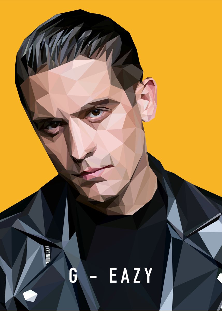 'g eazy' Poster by Lowpoly Posters | Displate