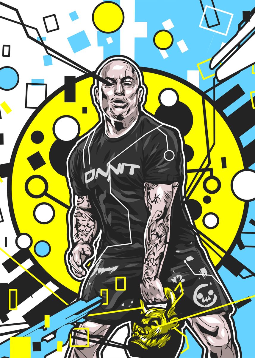 'Powerful Joe Rogan' Poster, picture, metal print, paint by Sketchix ...