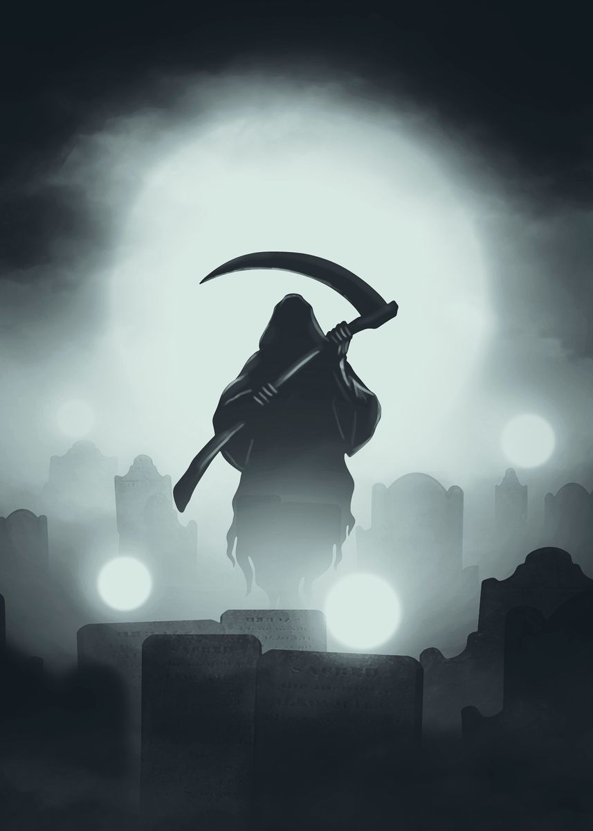 'Reaper' Poster, picture, metal print, paint by AndrejZT | Displate