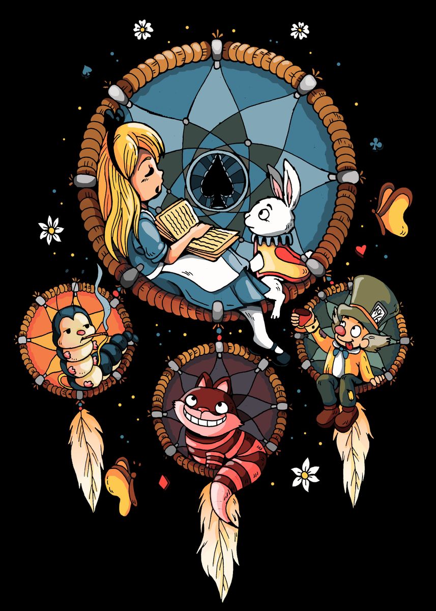 'Wonder Dream Catcher' Poster, picture, metal print, paint by Valentina ...