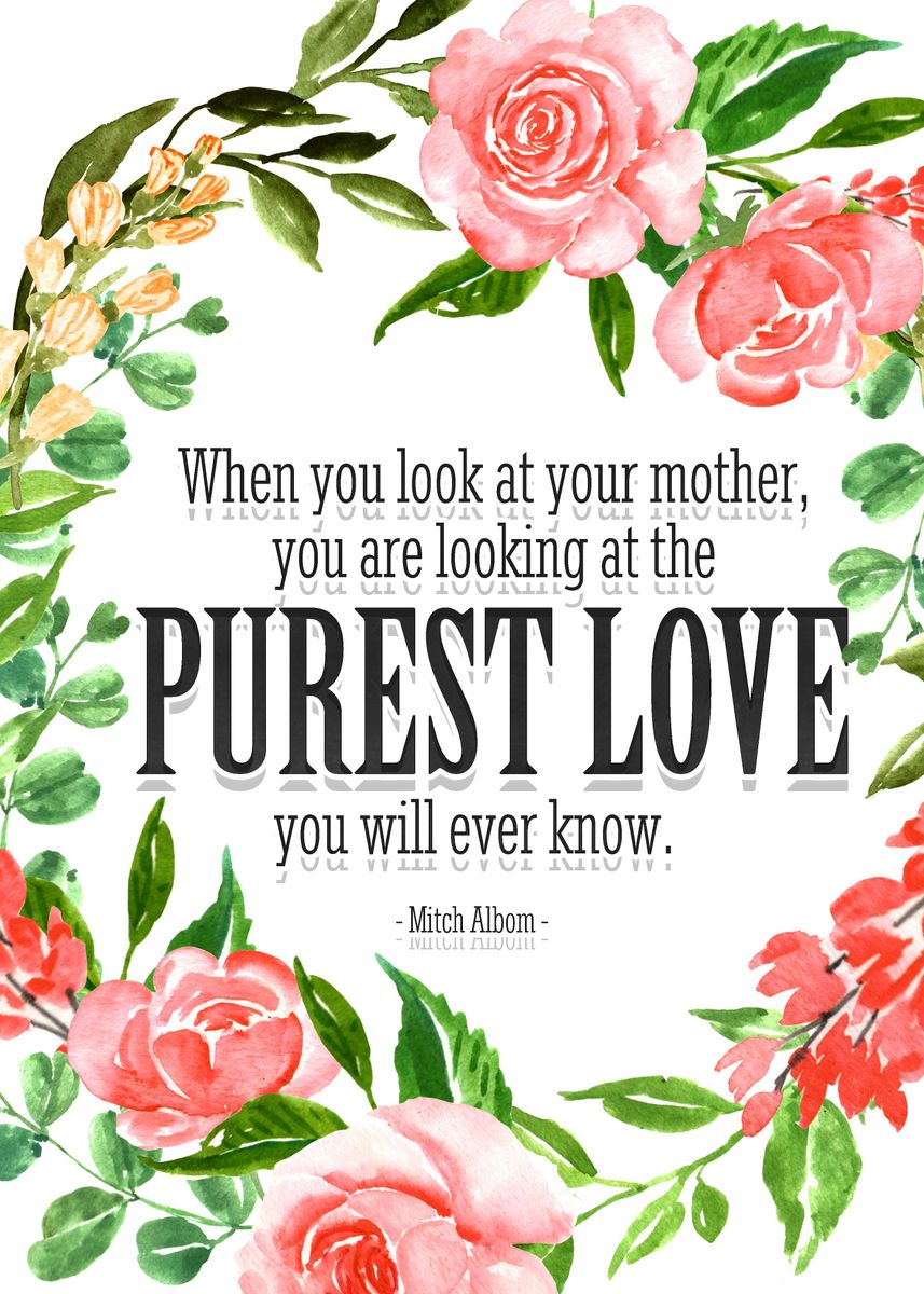 'Purest Love' Poster, picture, metal print, paint by Juliana RW | Displate