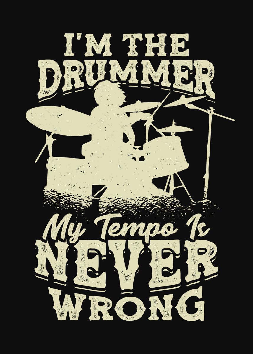 'Percussionist Drummer' Poster, picture, metal print, paint by Marcel ...