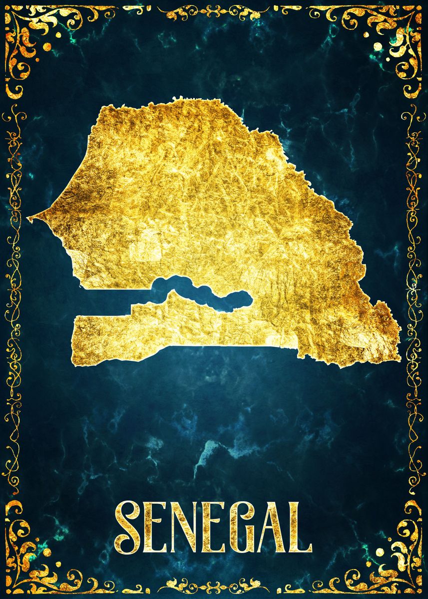 'senegal' Poster by SplashDesign | Displate