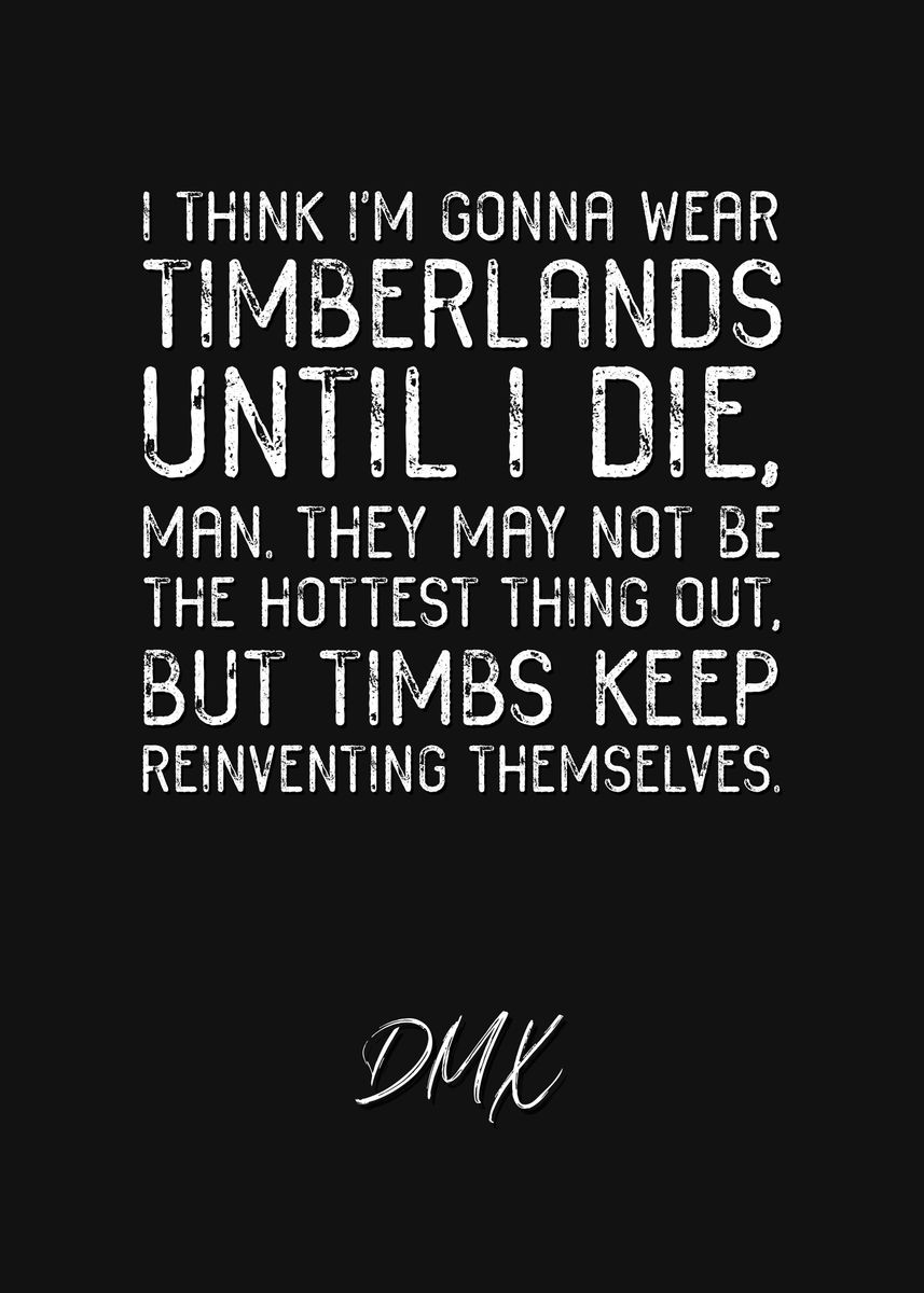 'DMX Quote 6' Poster, picture, metal print, paint by Quoteey | Displate