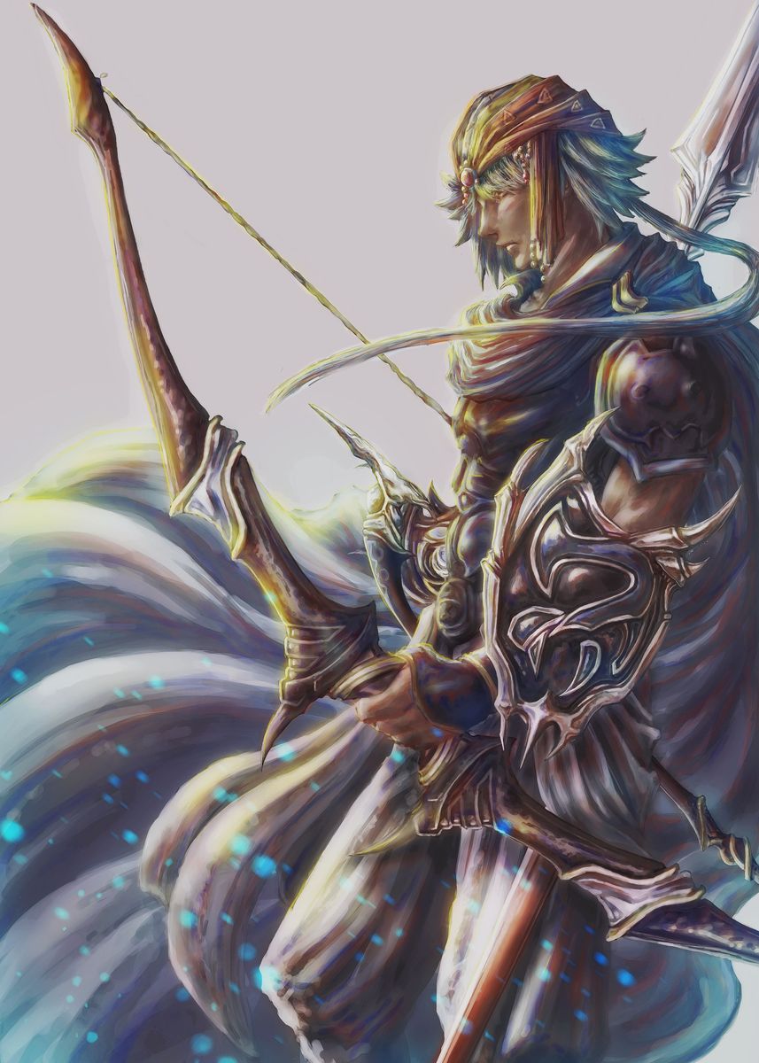 'Firion' Poster, picture, metal print, paint by AshnoAlice | Displate