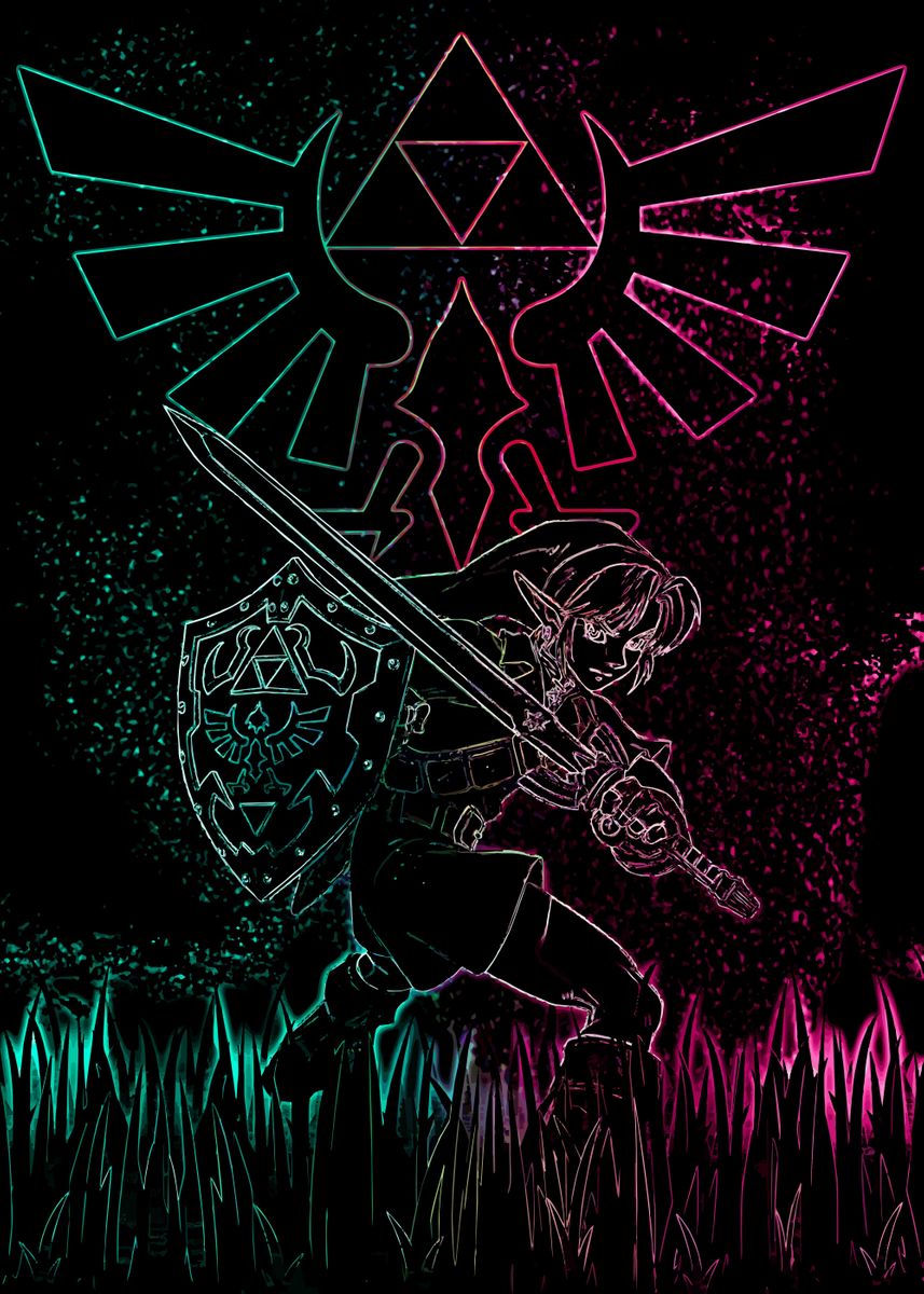 'Breath of the wild' Poster, picture, metal print, paint by Breana Lync ...