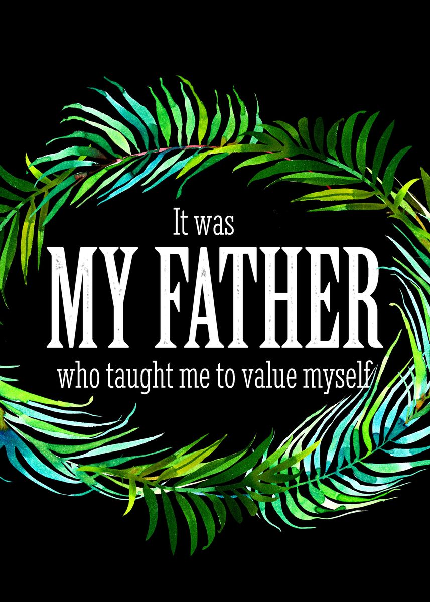 'My father' Poster, picture, metal print, paint by Juliana RW | Displate