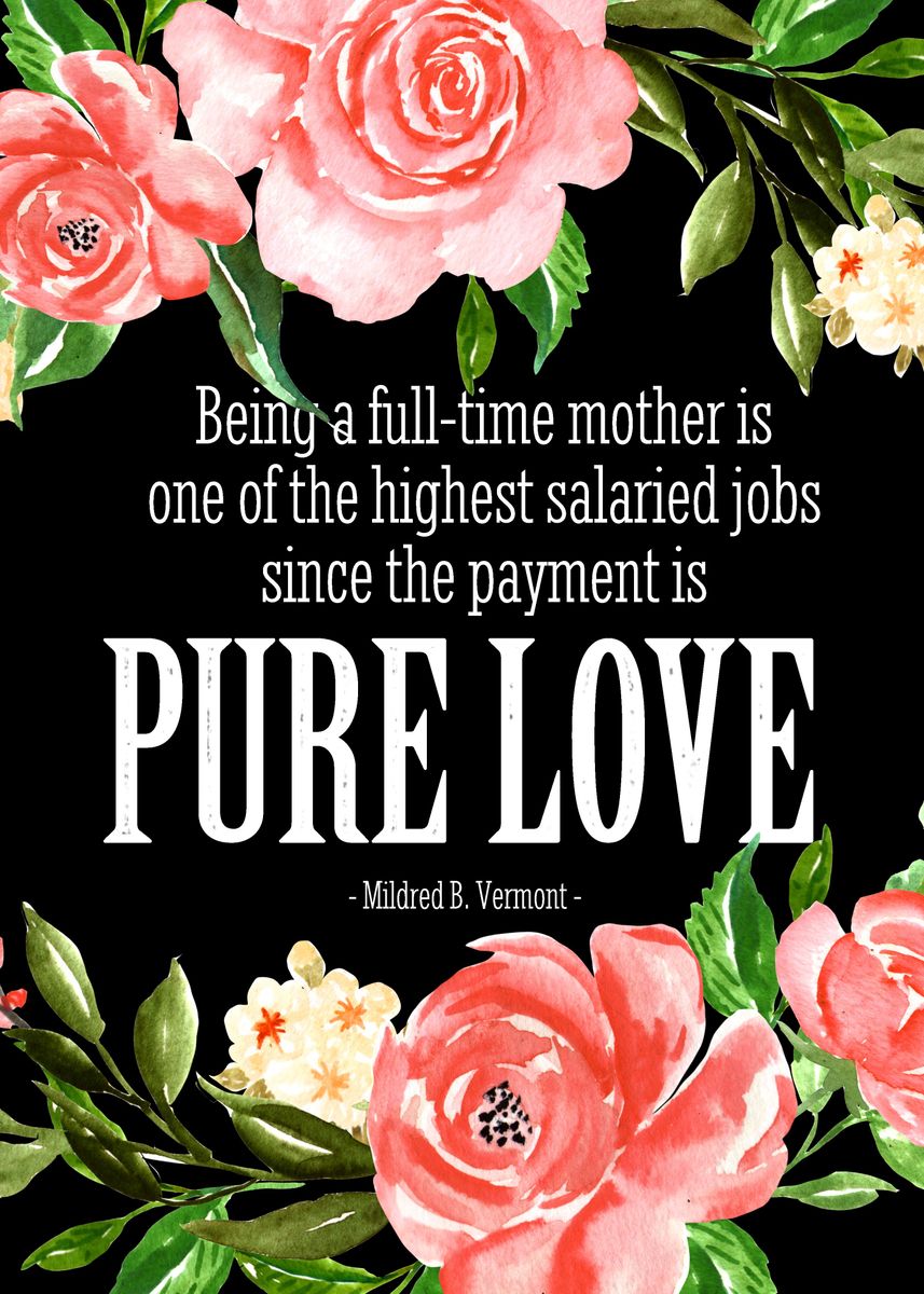 'Pure Love' Poster, picture, metal print, paint by Juliana RW | Displate