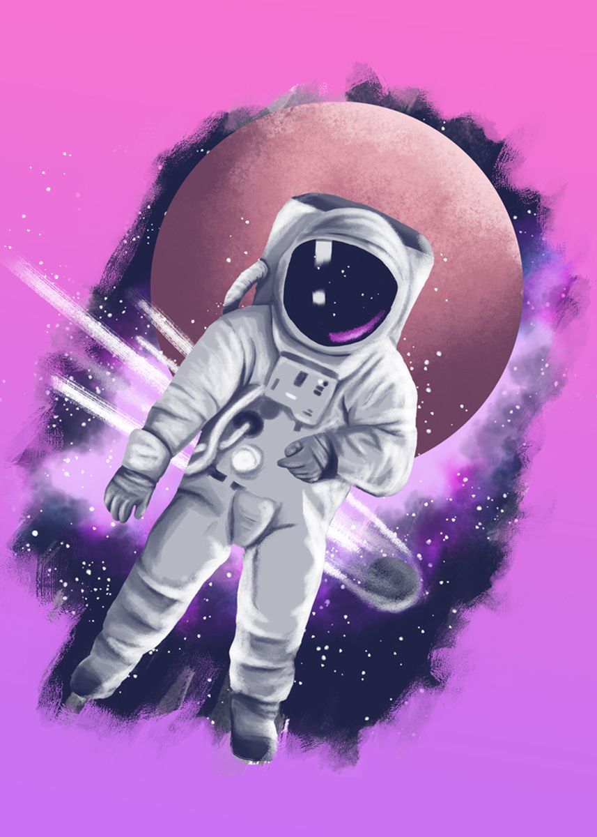 Retro Spaceman Art