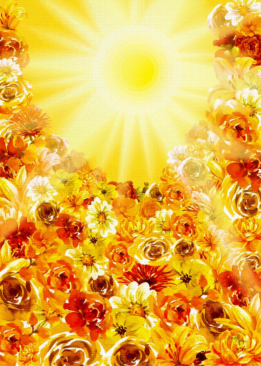 'A Ray Of Sunshine' Poster, picture, metal print, paint by Franklyn ...
