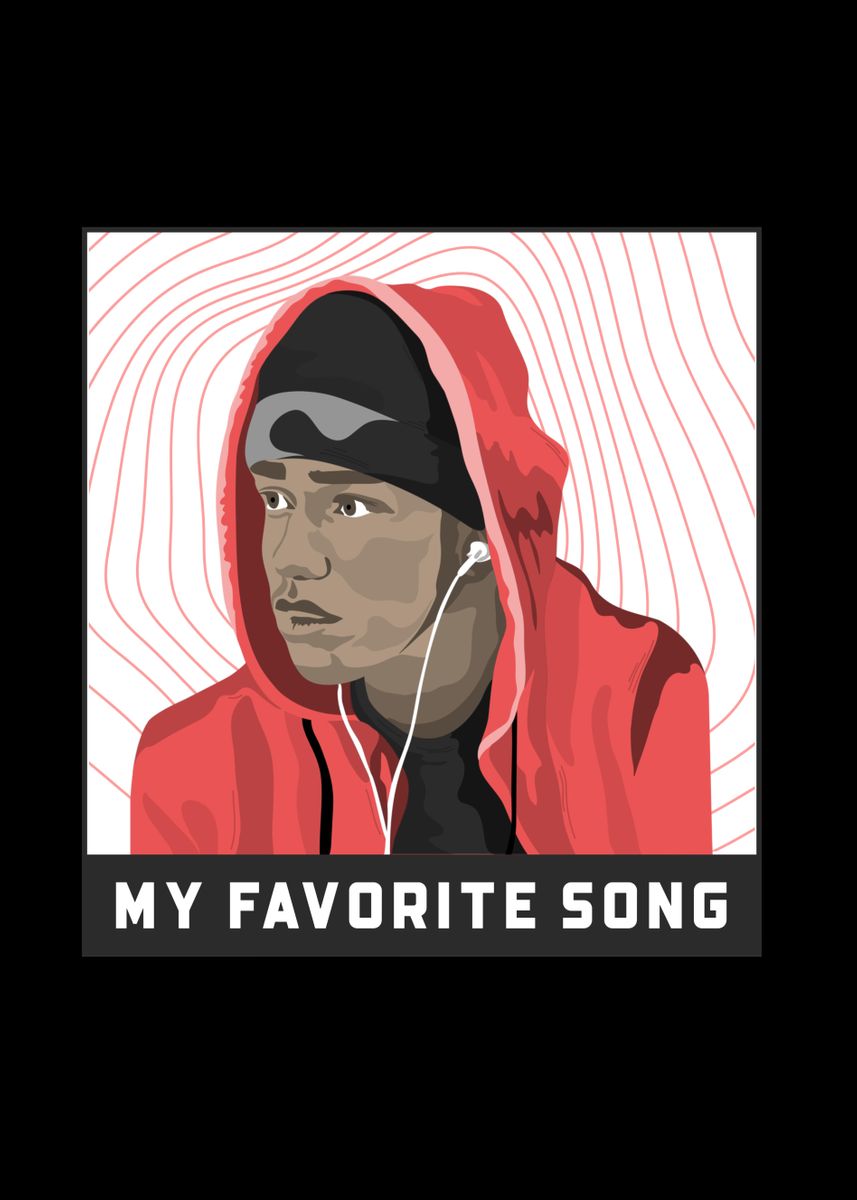 'My Favourite Song' Poster, picture, metal print, paint by ...