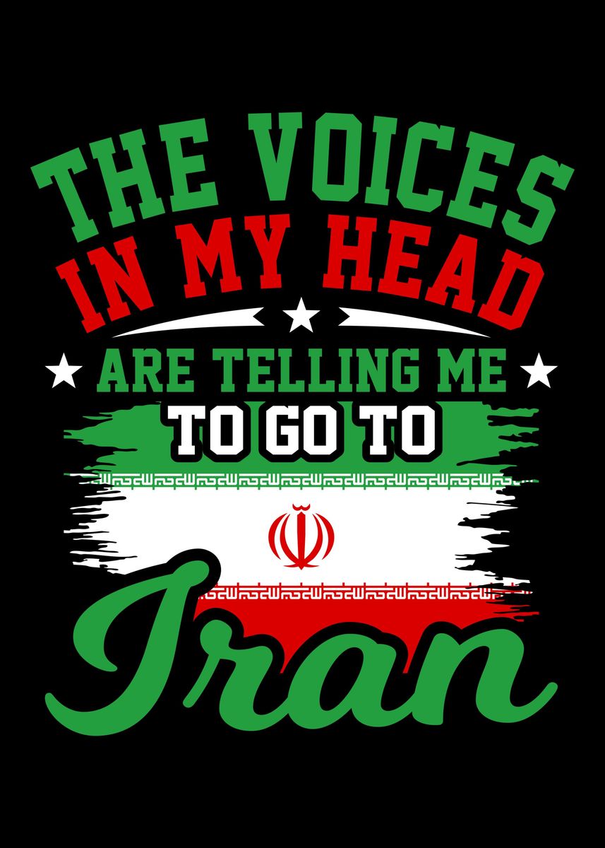 'Iran' Poster by Hexor | Displate