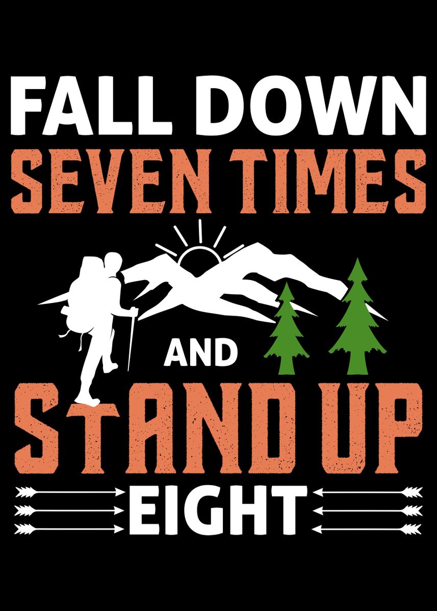 'Hiking Camping Nature ' Poster by Statements | Displate