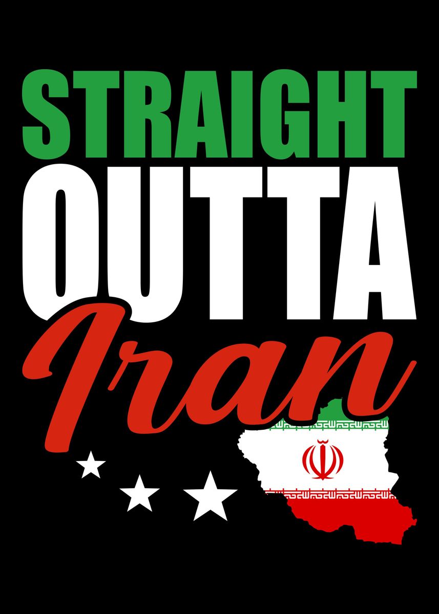 'Iran' Poster by Hexor | Displate