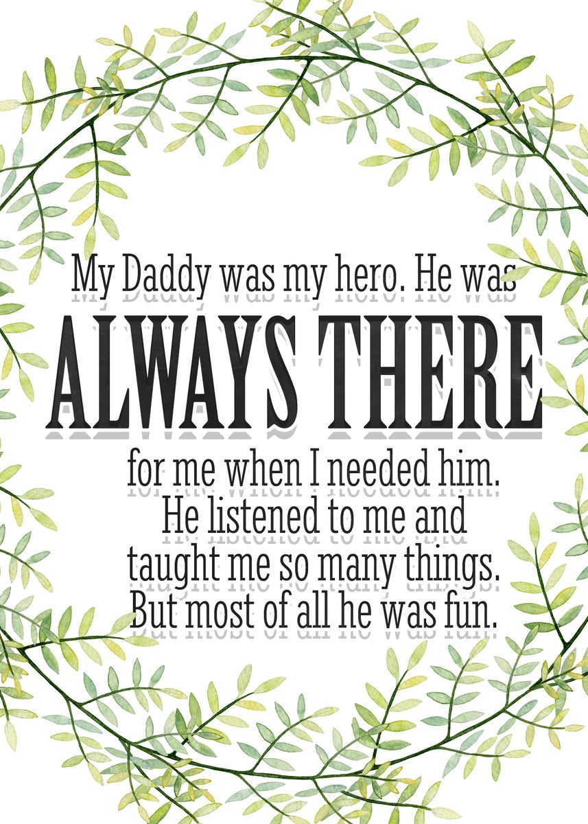 'Always there' Poster by Juliana RW | Displate