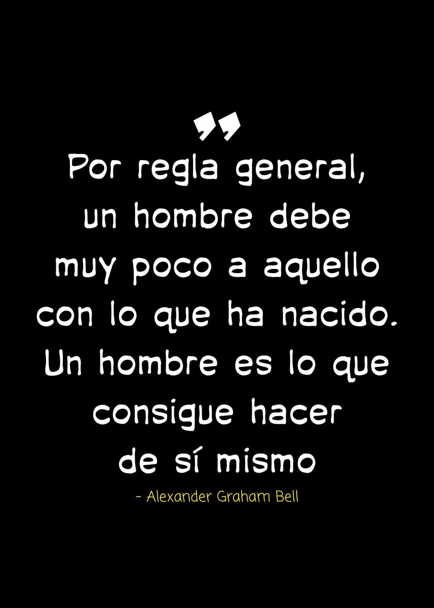 'alexander graham quotes' Poster, picture, metal print, paint by DNSM ...