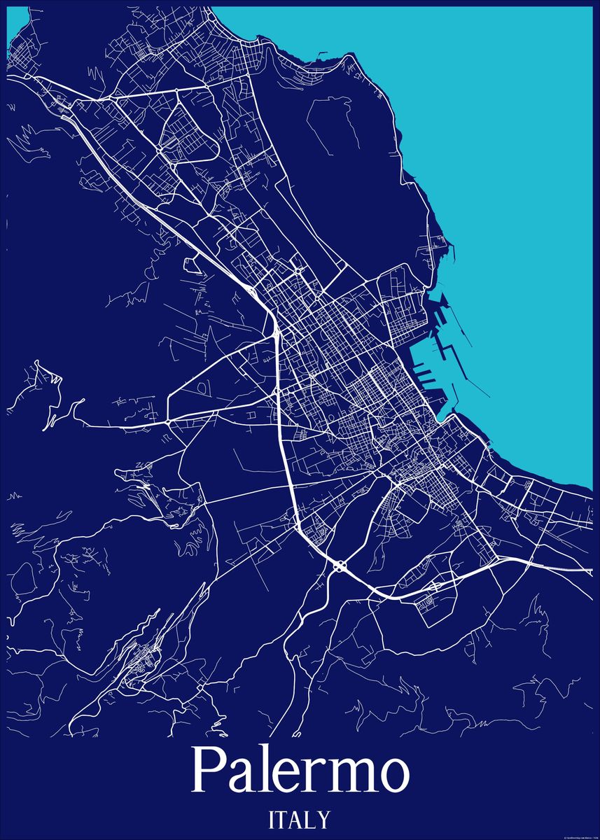 'Palermo' Poster by Shiva121 | Displate