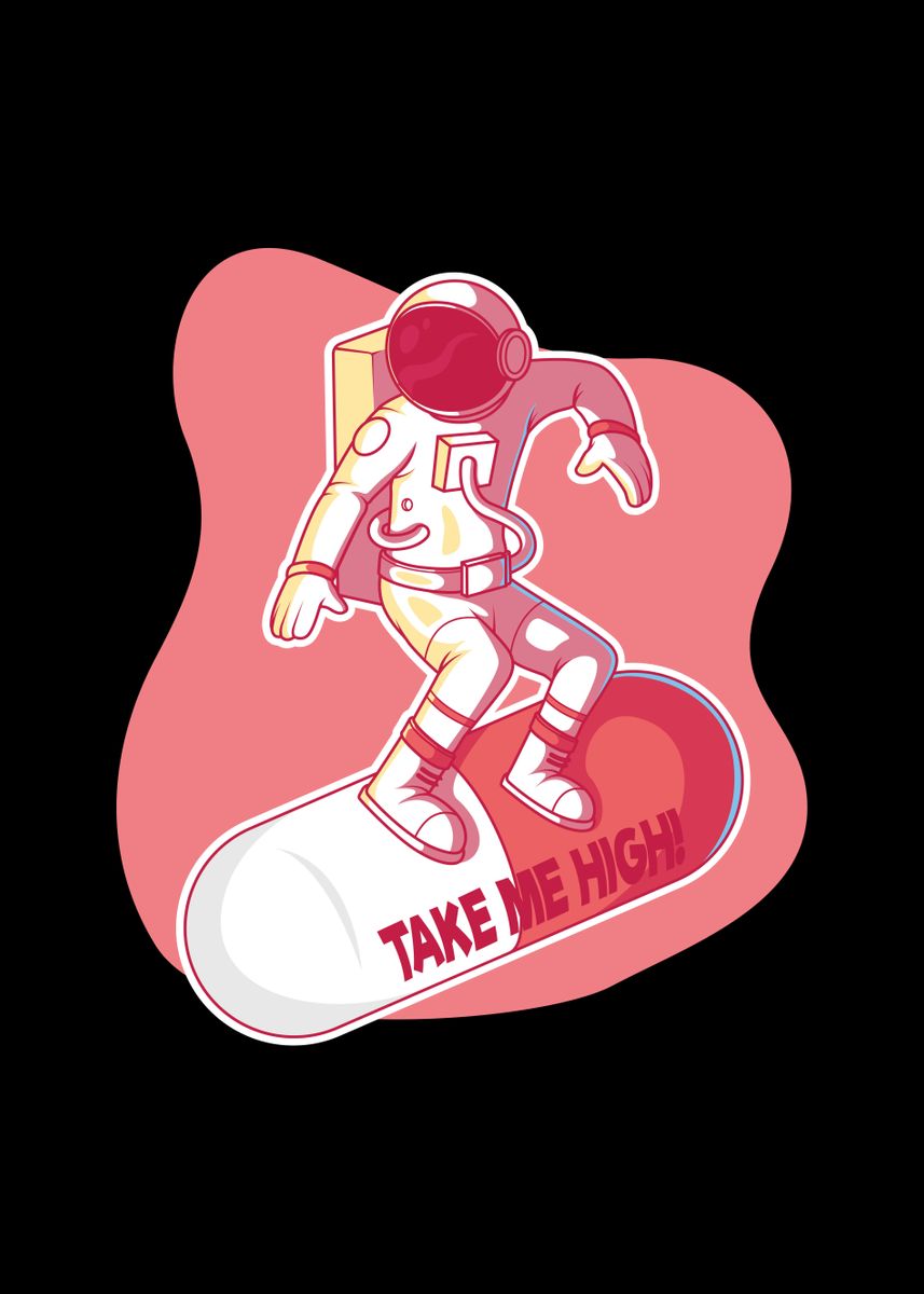 'astronaut' Poster, picture, metal print, paint by riyadi elyas rahmadi ...