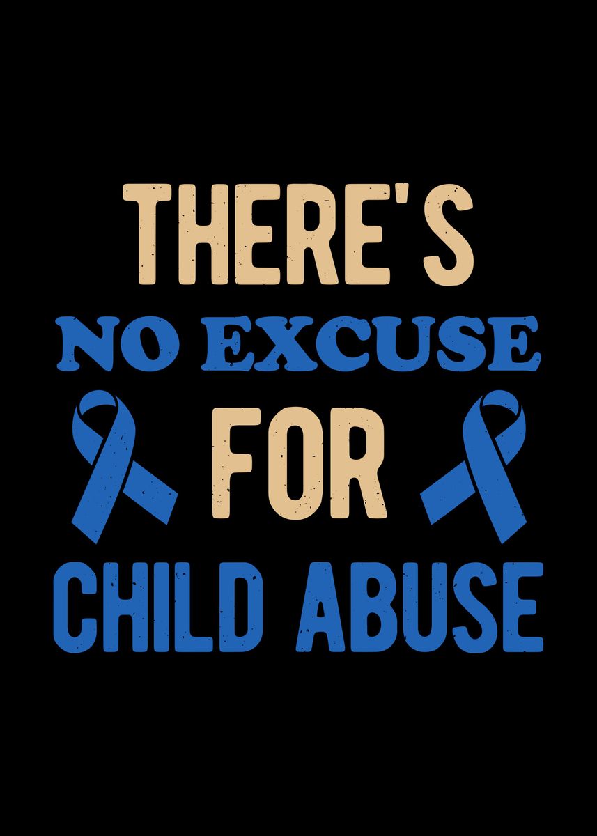 'Child Abuse Awareness' Poster by Visualz | Displate