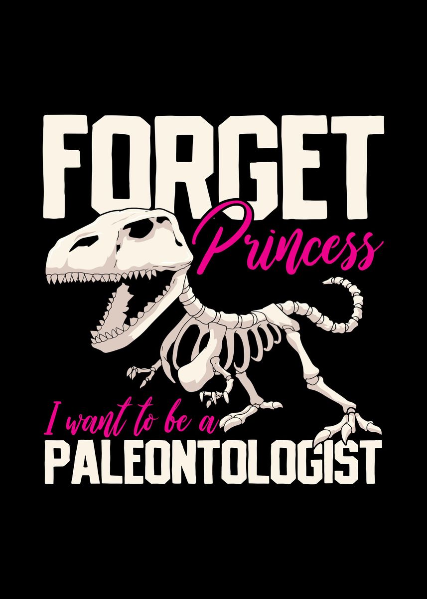 'Paleontologist Dinosaur' Poster, picture, metal print, paint by Mealla ...