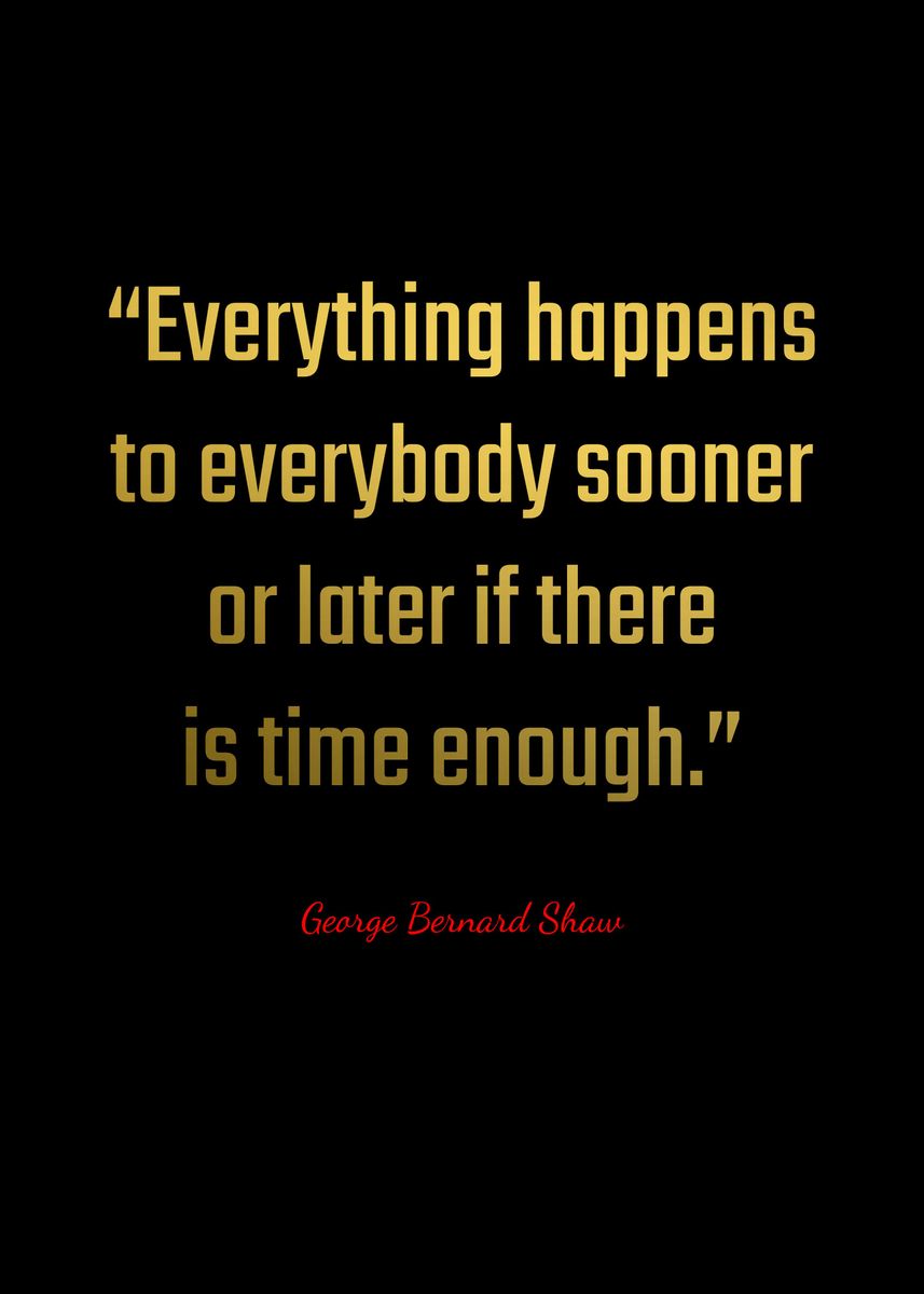 'George Bernard Shaw' Poster, picture, metal print, paint by BestArt11 ...
