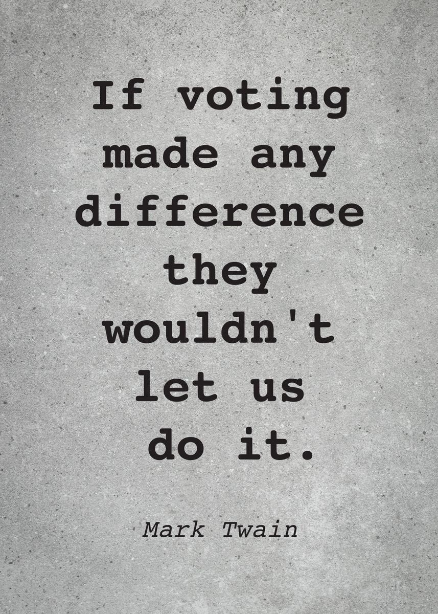 'Mark Twain Quote L015' Poster, picture, metal print, paint by Go Fonix ...