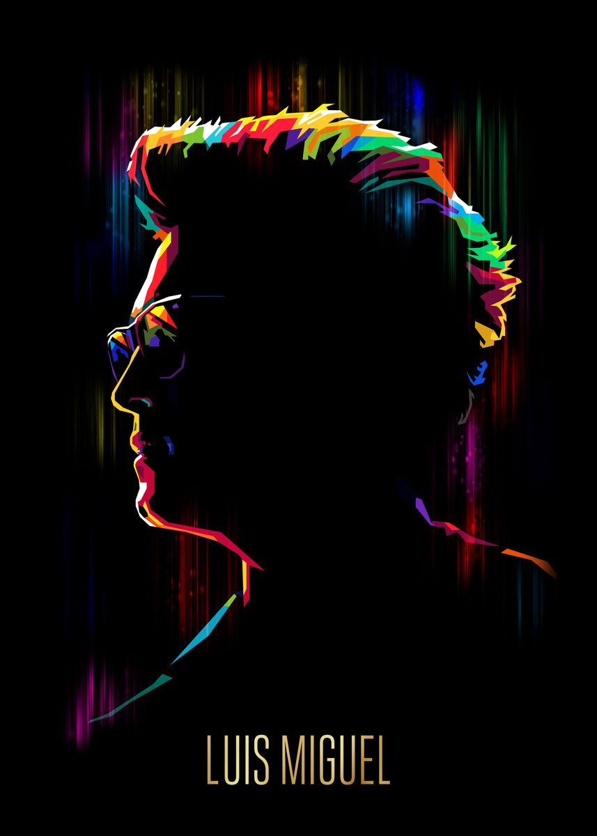 'Luis Miguel' Poster, picture, metal print, paint by Oppa Rudy | Displate
