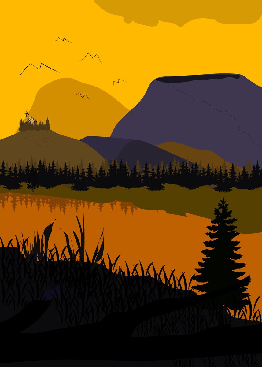 'Nature Canada' Poster by Art Day | Displate