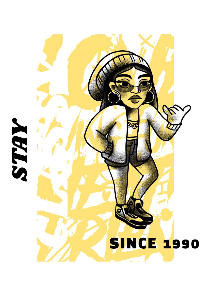 'Stay Since 1990' Poster by thetshirtshop2020 | Displate