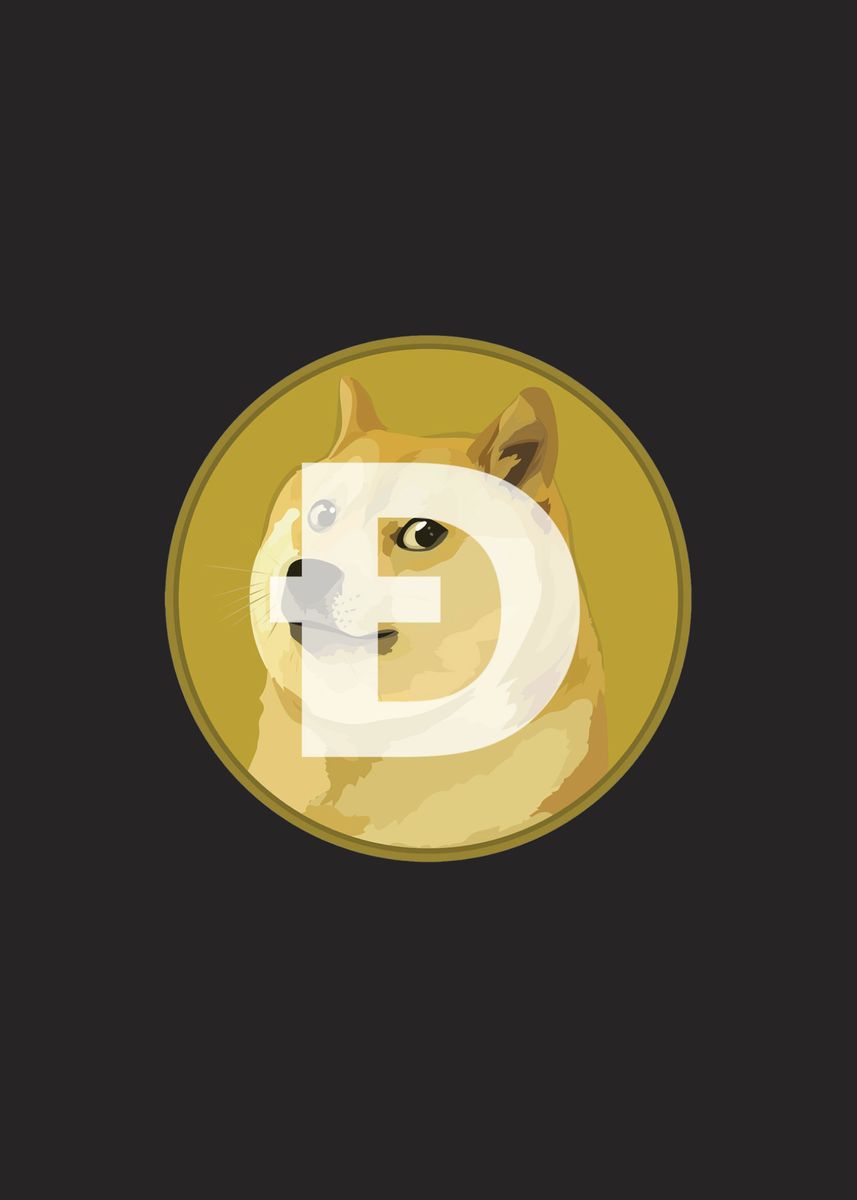 'Doge' Poster, picture, metal print, paint by PURWANTO ART | Displate