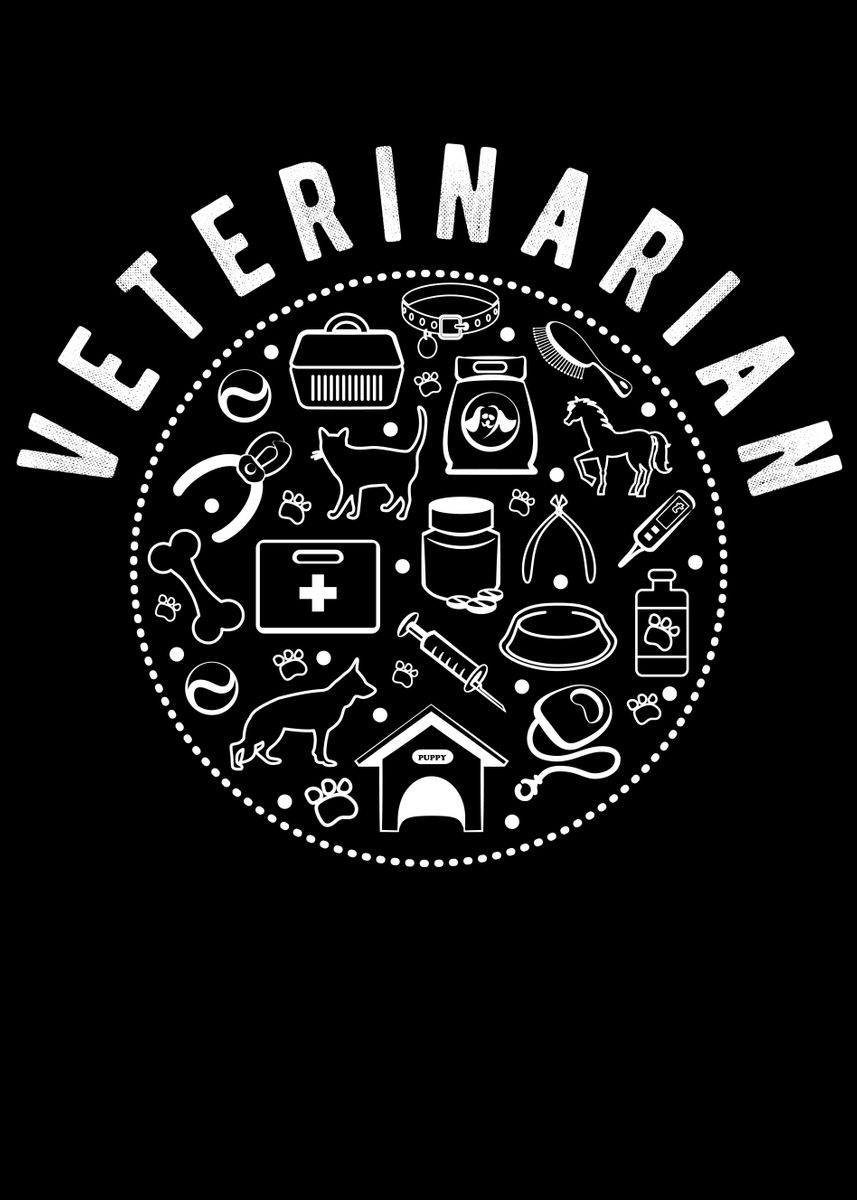 'Veterinarian' Poster by Steven Zimmer | Displate