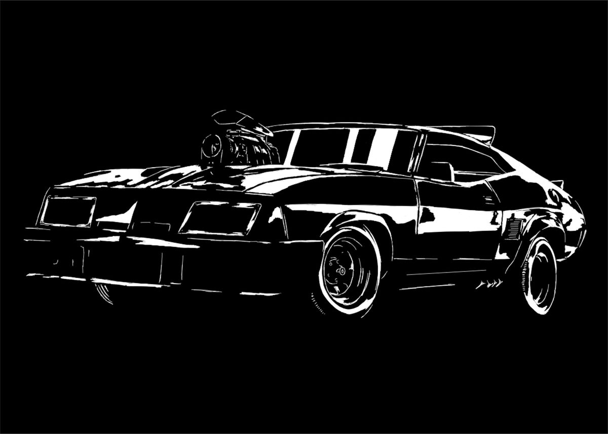 'Interceptor' Poster by TheBrushWarrior | Displate