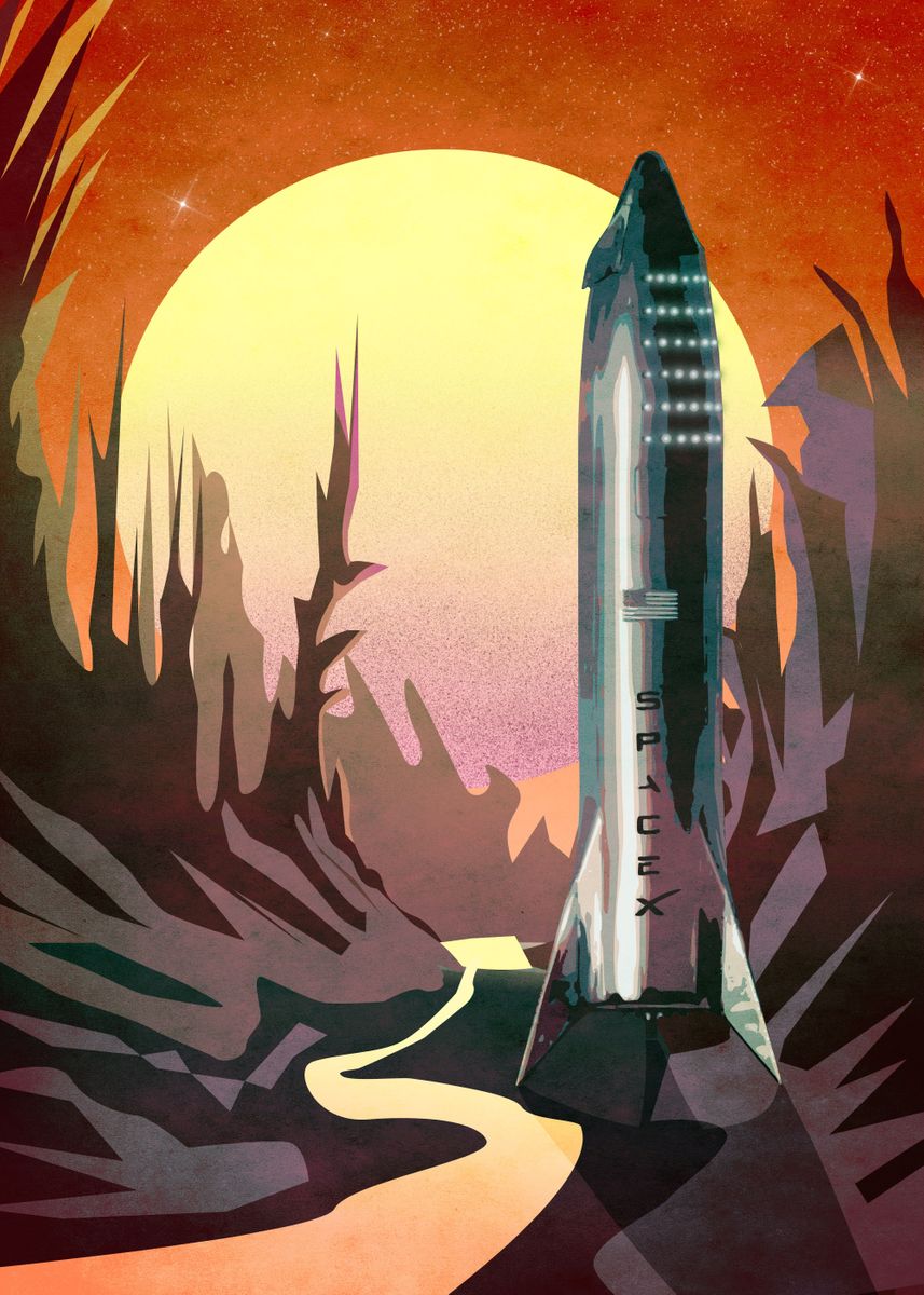 'Space adventure' Poster, picture, metal print, paint by Valter Shabani ...